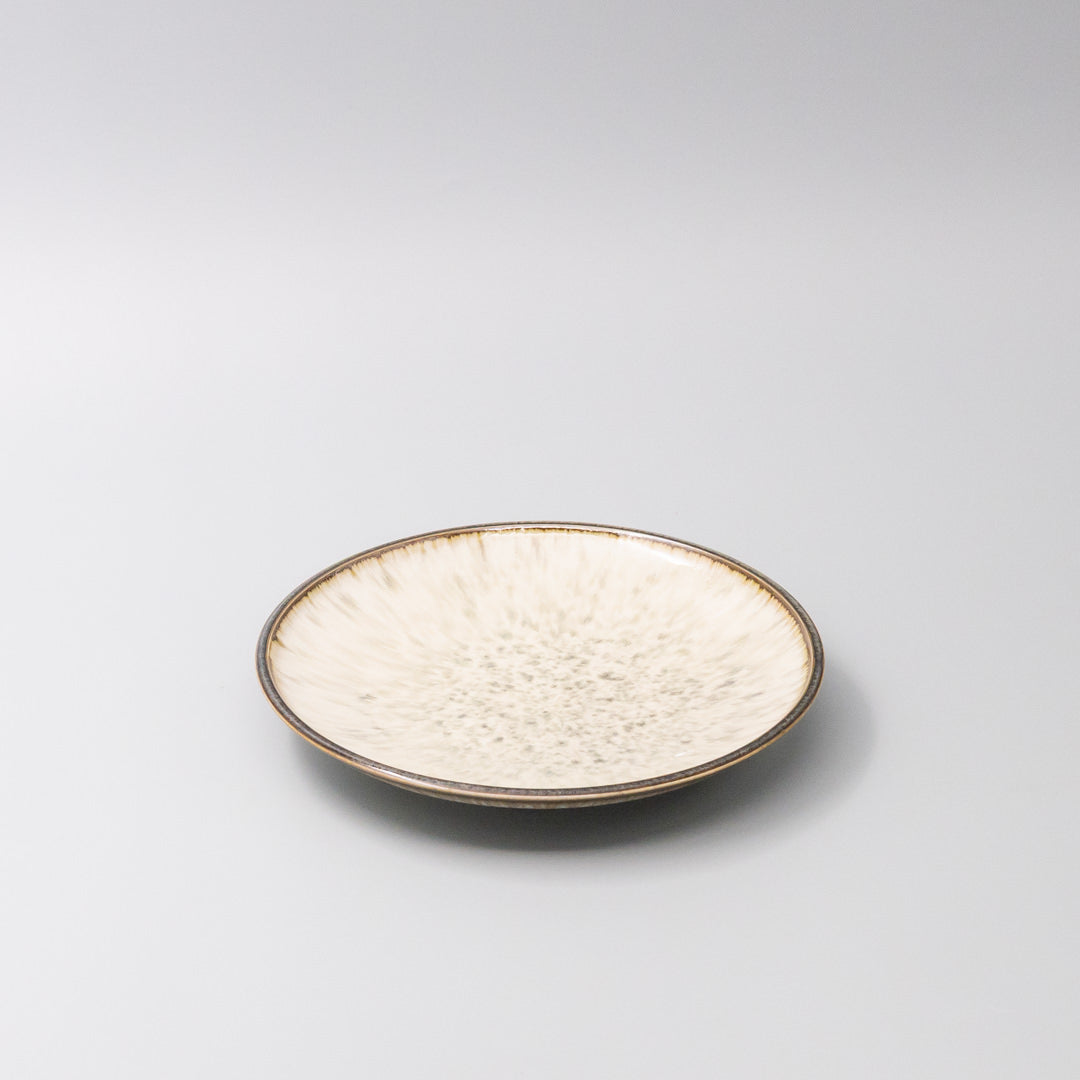 Side Plate 19cm Ivory Pearl Glaze |Made in Japan |BEON
