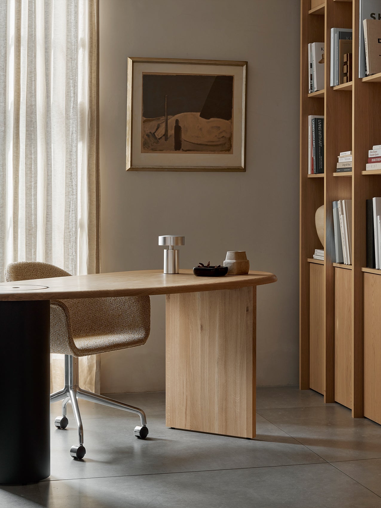 Menu Column Table Lamp, Portable - Stylish & Versatile