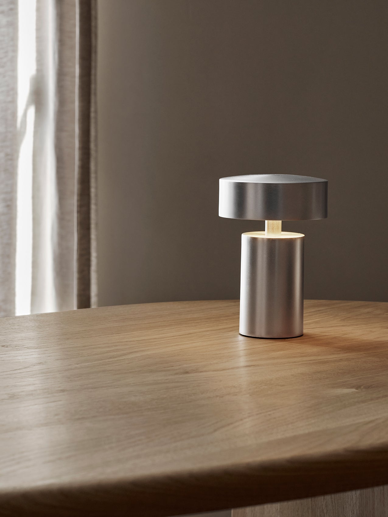 Menu Column Table Lamp, Portable - Stylish & Versatile